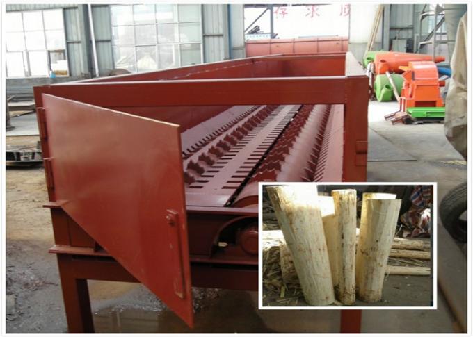 6m Feeding Groove Type Two Roll Log Debarker Machine